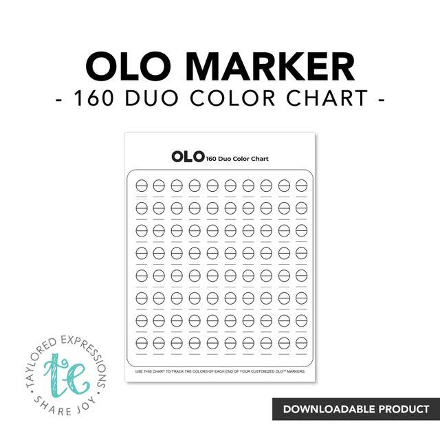 Shop - Ink, Paint & Markers - OLO Markers - Taylored Expressions