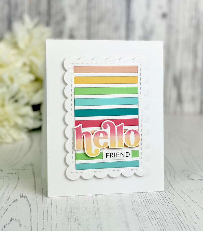 Get the Word Out - Hello Coordinating Dies