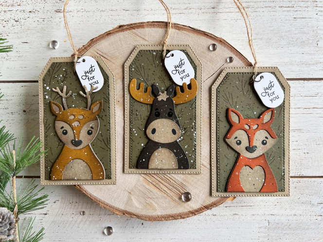 Woodland Squad Die & Clear Stamp Combo