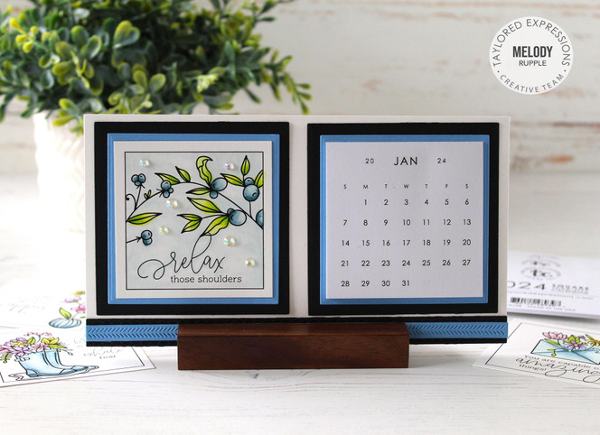 Square Calendar Cards - Friendly
