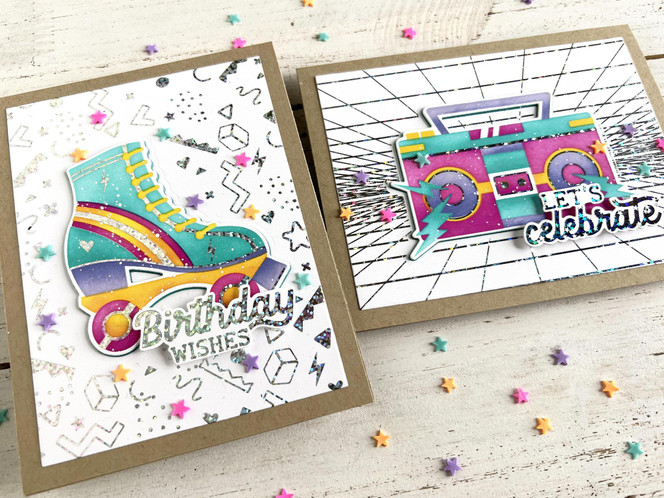 Holographic Silver Glitter Fun Foil
