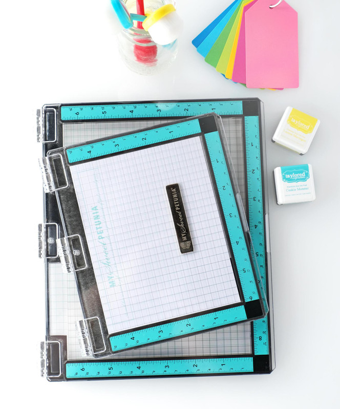 Mini MISTI Precision Stamp Tool - Teal