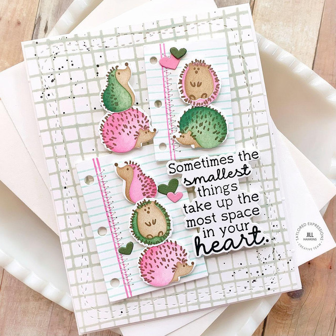Hedgehugs Stamp & Stencil Combo