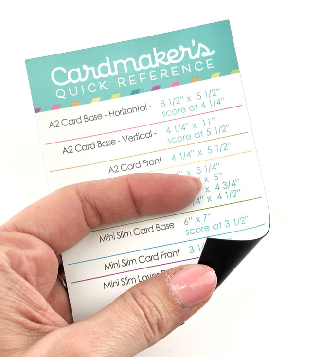 Cardmaker's Quick Reference Magnet