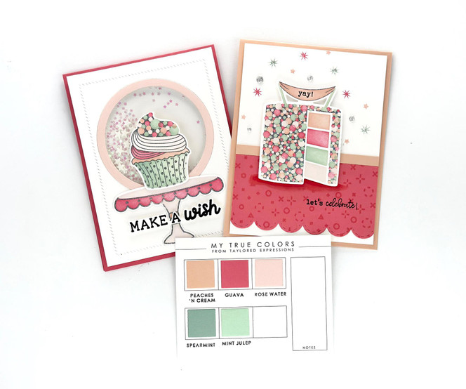 Cake Walk Stencil & Clear Combo