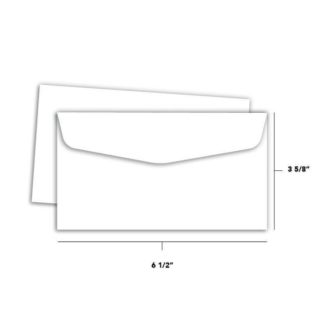 Mini Slim Envelopes - Sugar Cube