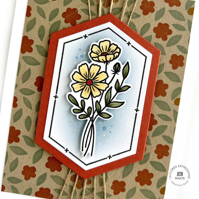 Framed Flowers Dies