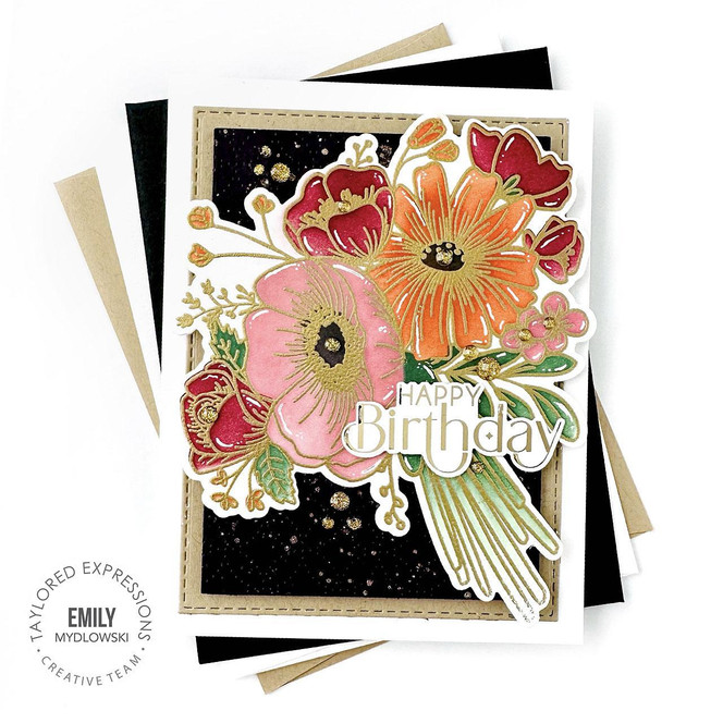 Baroque Bouquet Layering Stencil