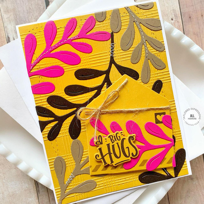 Sketched Plaid 6x6 Embossing Folder