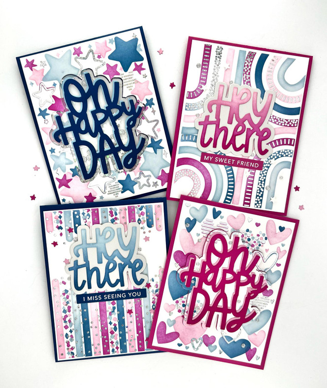 Create-in-Quads Layering Stencil - Dream On
