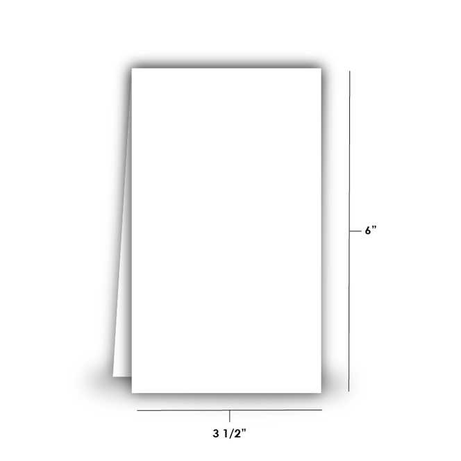 Mini Slim Card Bases Sugar Cube (Top Fold) - Taylored Expressions