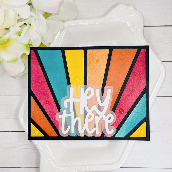 Bold Beams Layering Stencil