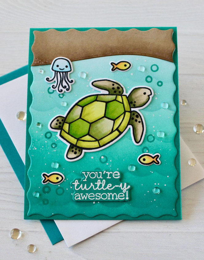 Turtle-y Awesome Stamp & Die Combo
