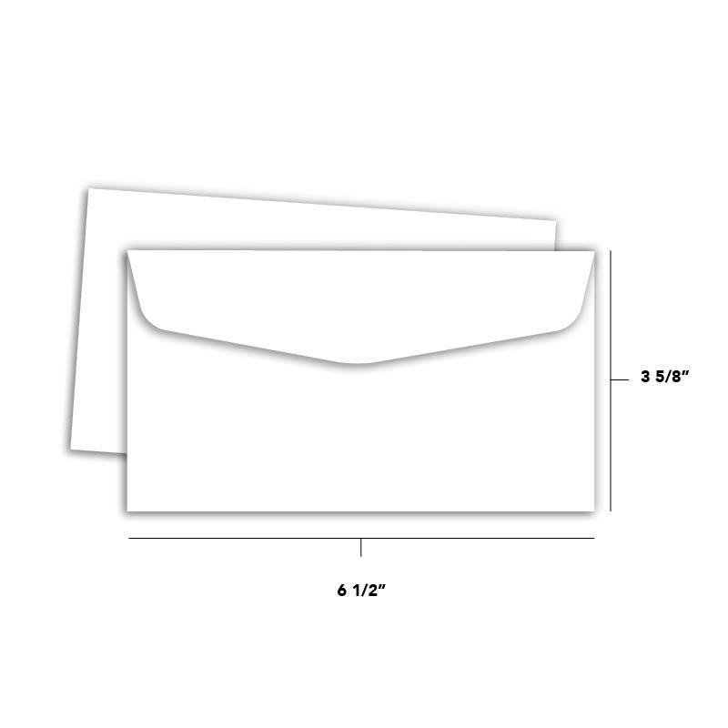 Mini Slim Envelopes - Sugar Cube
