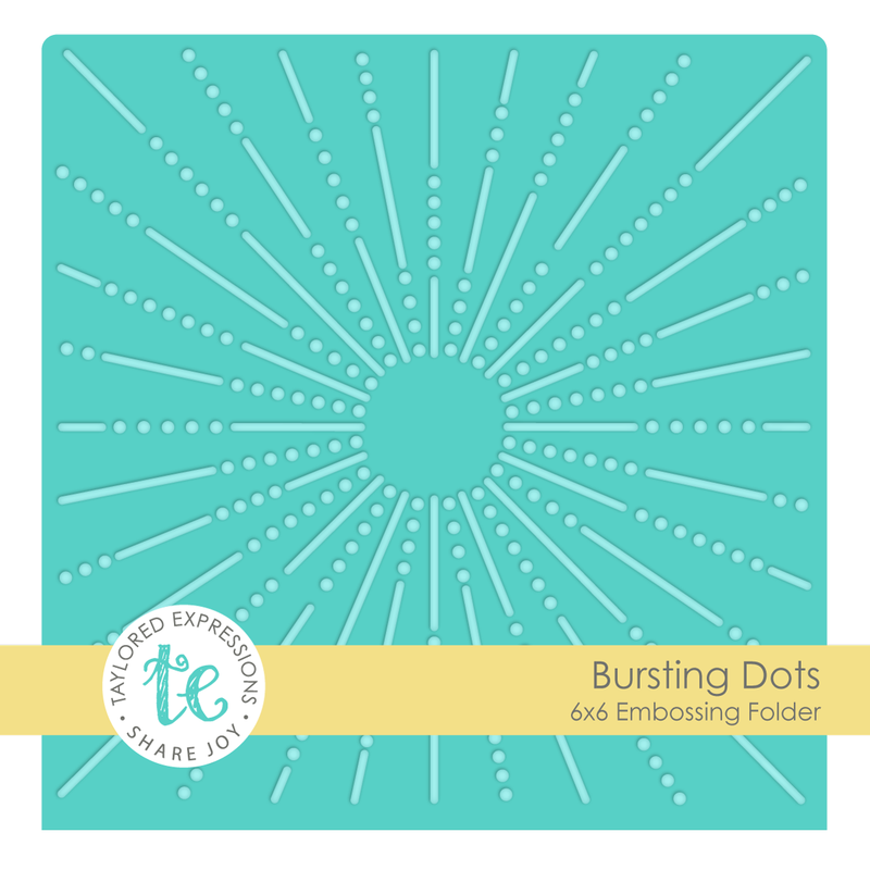 Embossing Folder - Bursting Dots