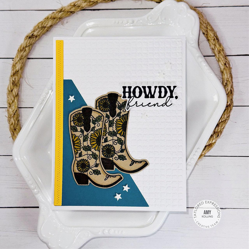 Cute to Boot Stamp & Die Combo