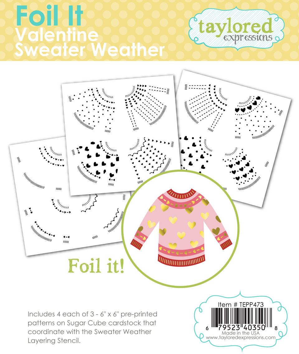 Valentine Sweater Weather Stamp Set