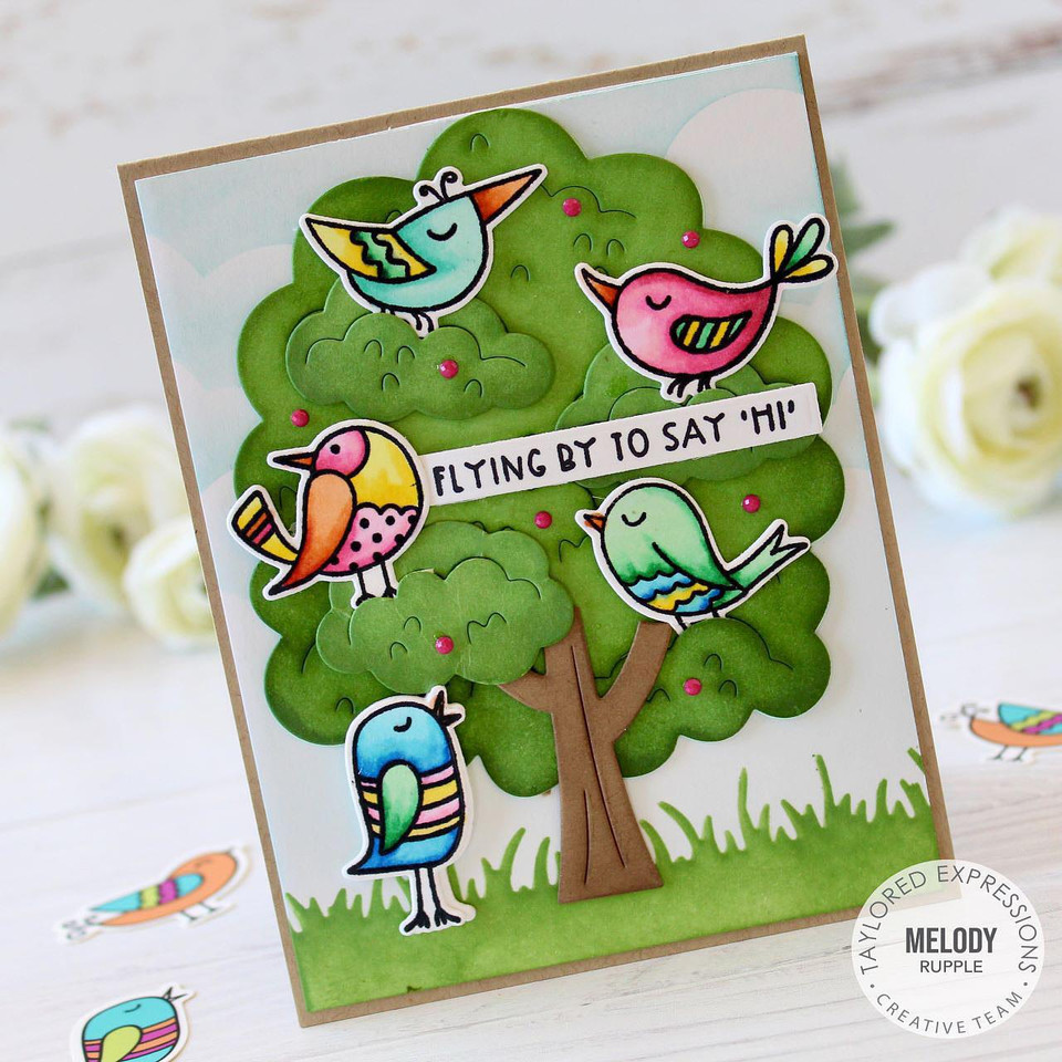 Doodle Bird Digs Stamp Set