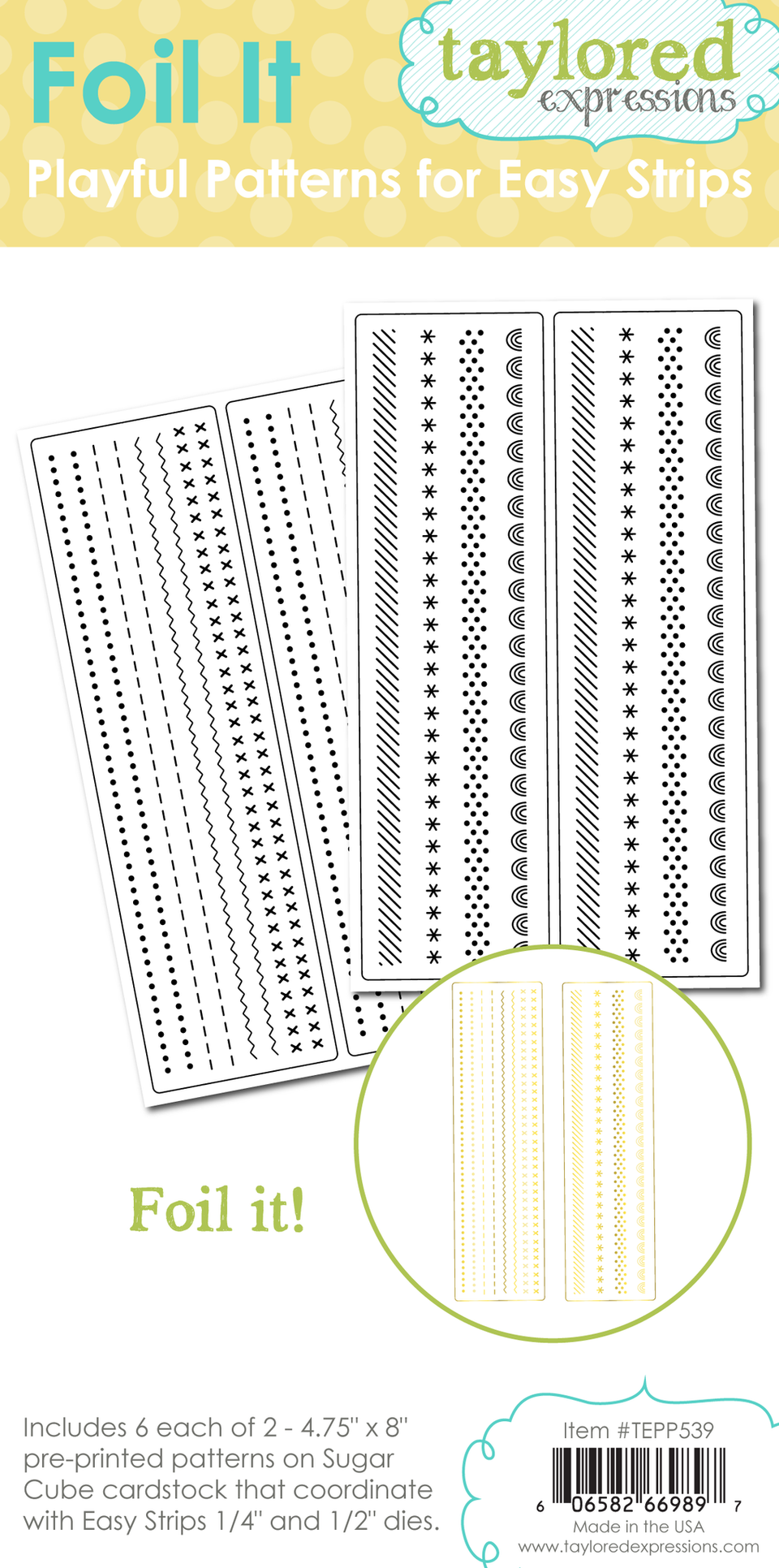 Playful Patterns for Easy Strips