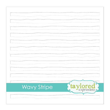 Wavy Stripe Stencil