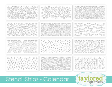 Stencil Strips - Calendar