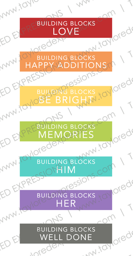 Building Blocks Simple Storage Stickers
