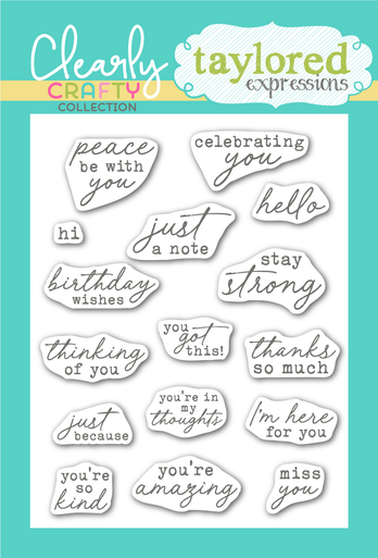 More Signature Sentiments Stamp Set