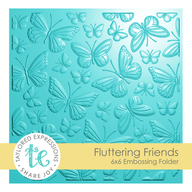 Fluttering Friends 3D Embossing Folder