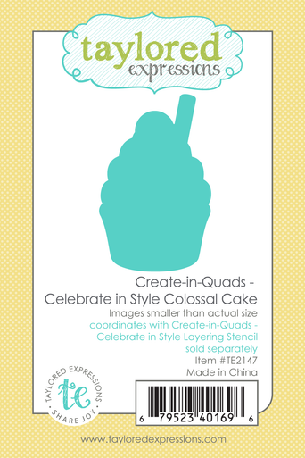 Create-in-Quads - Celebrate in Style Colossal Cake Die