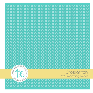 Embossing Folder - Cross Stitch