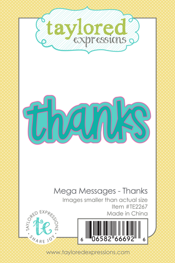 Mega Messages Die Set - Thanks