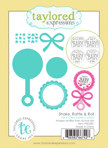 Shake, Rattle & Roll Die & Clear Stamp Combo