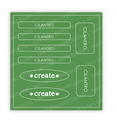 Love to Label Sticker Sheet - Cilantro