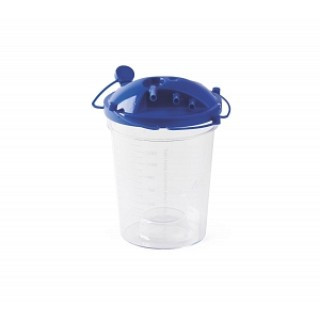 CANISTER, SUCTION, W/TURRET LID, 1500CC
