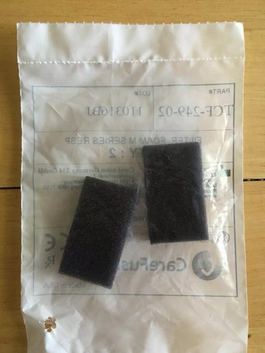 2 Reusable Black Foam CPAP Filters for Respironics M Series, System One ...