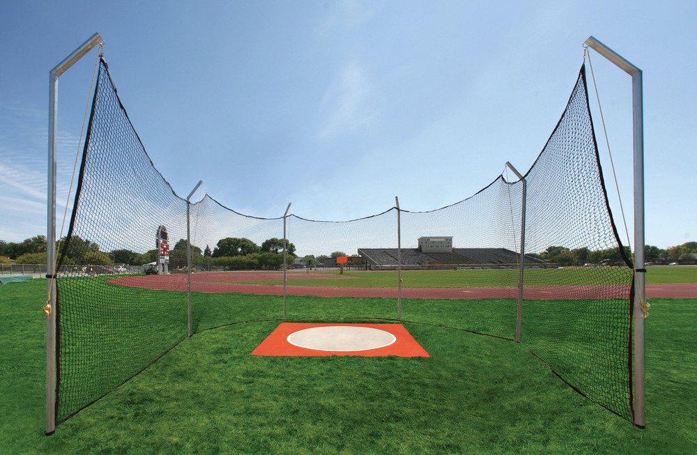 Blazer 14' Steel Cantilevered Posts Discus Cage - Sports Unlimited