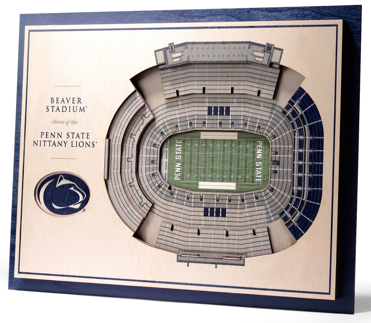 Ohio State Buckeyes 5-Layer StadiumViews 3D Wall Art - Sports Unlimited