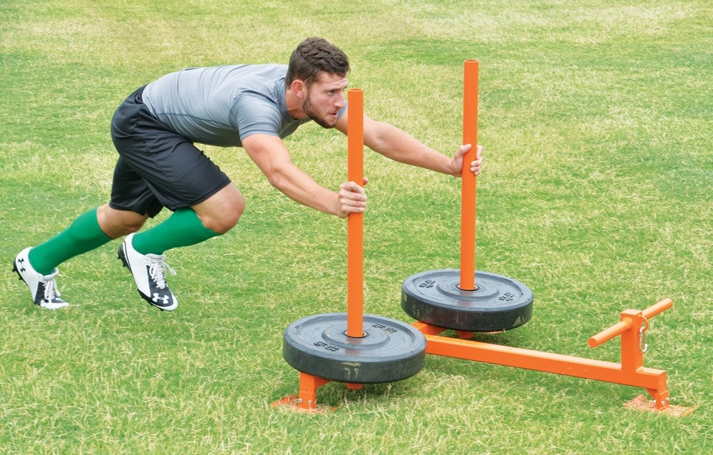 Fisher 45" x 48" Football Push Pull Sled - Sports Unlimited