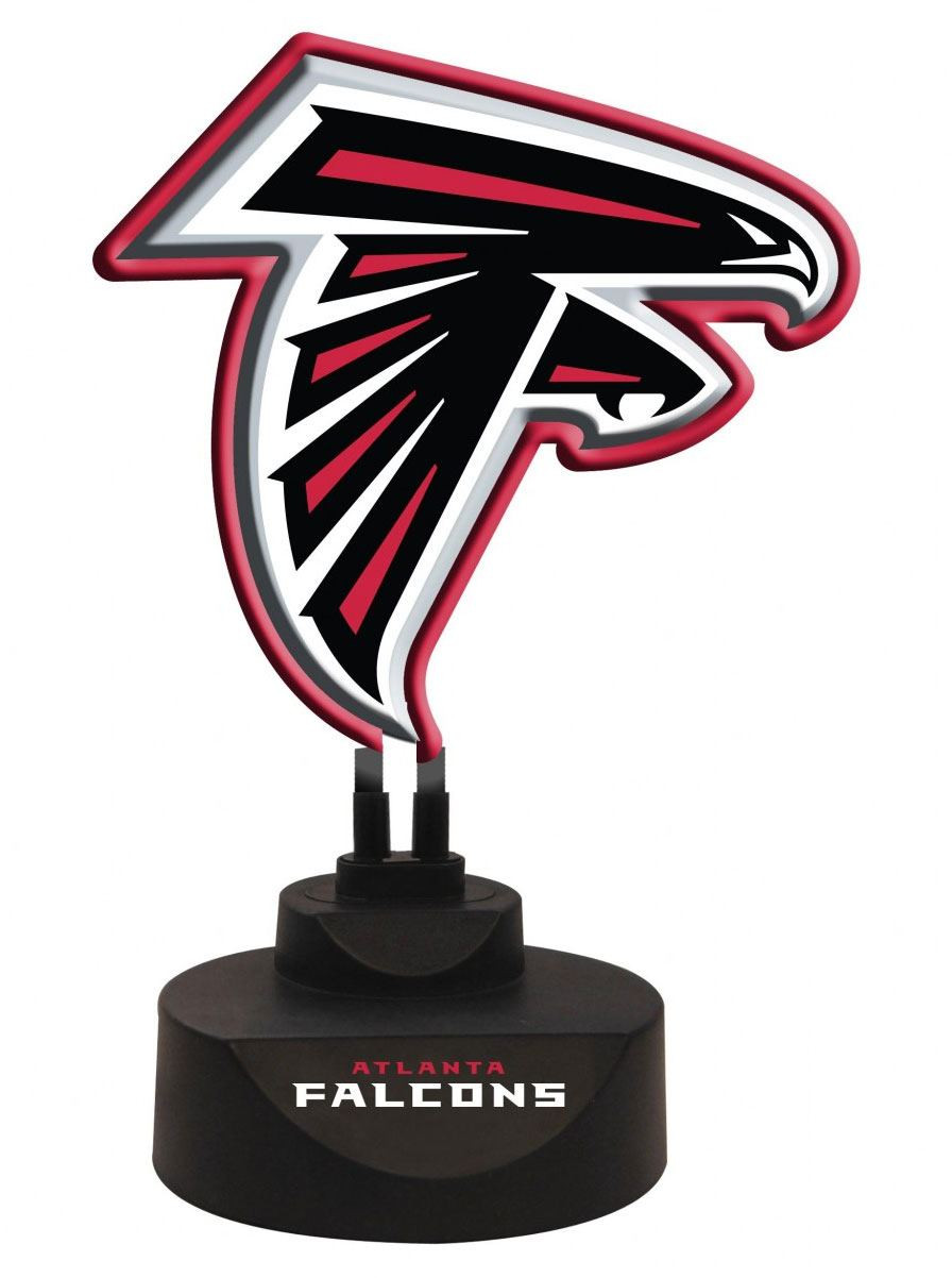 Atlanta Falcons Team Logo Neon Light - Sports Unlimited