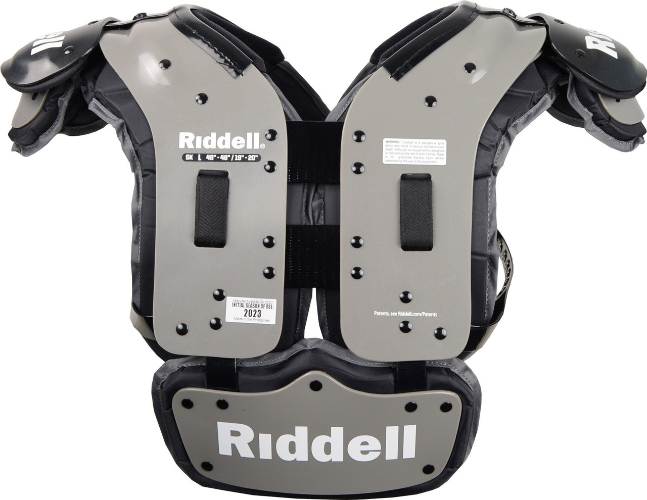 Riddell Smoke Adult Football Shoulder Pads Skill Position Sports