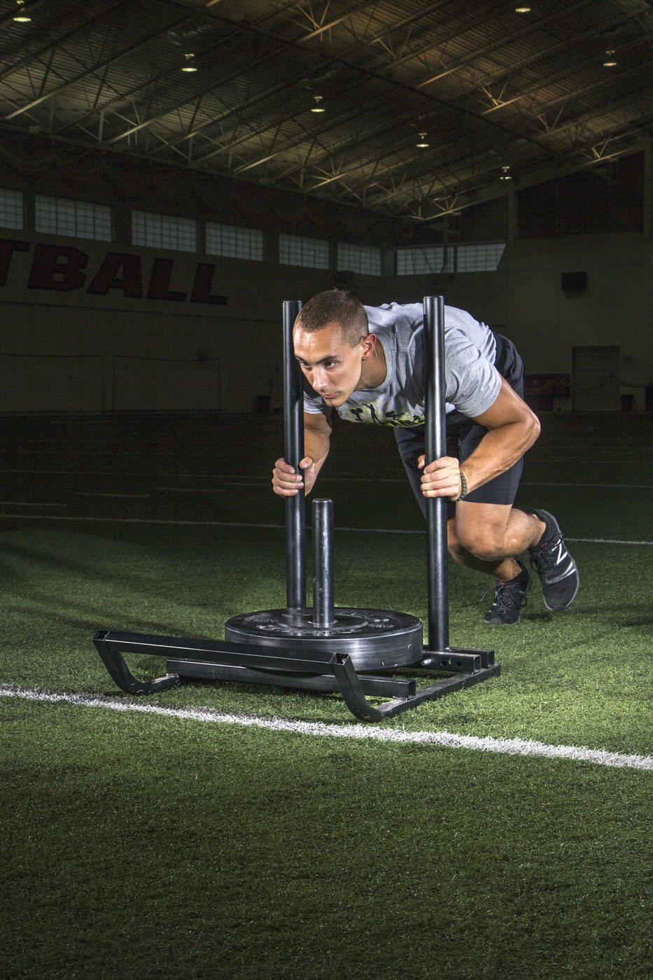 Fisher 45" x 48" Football Push Pull Sled - Sports Unlimited