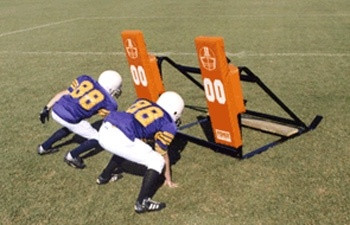 Fisher Athletic 1-Man Youth Football Sled with Round Pad - Sports Unlimited