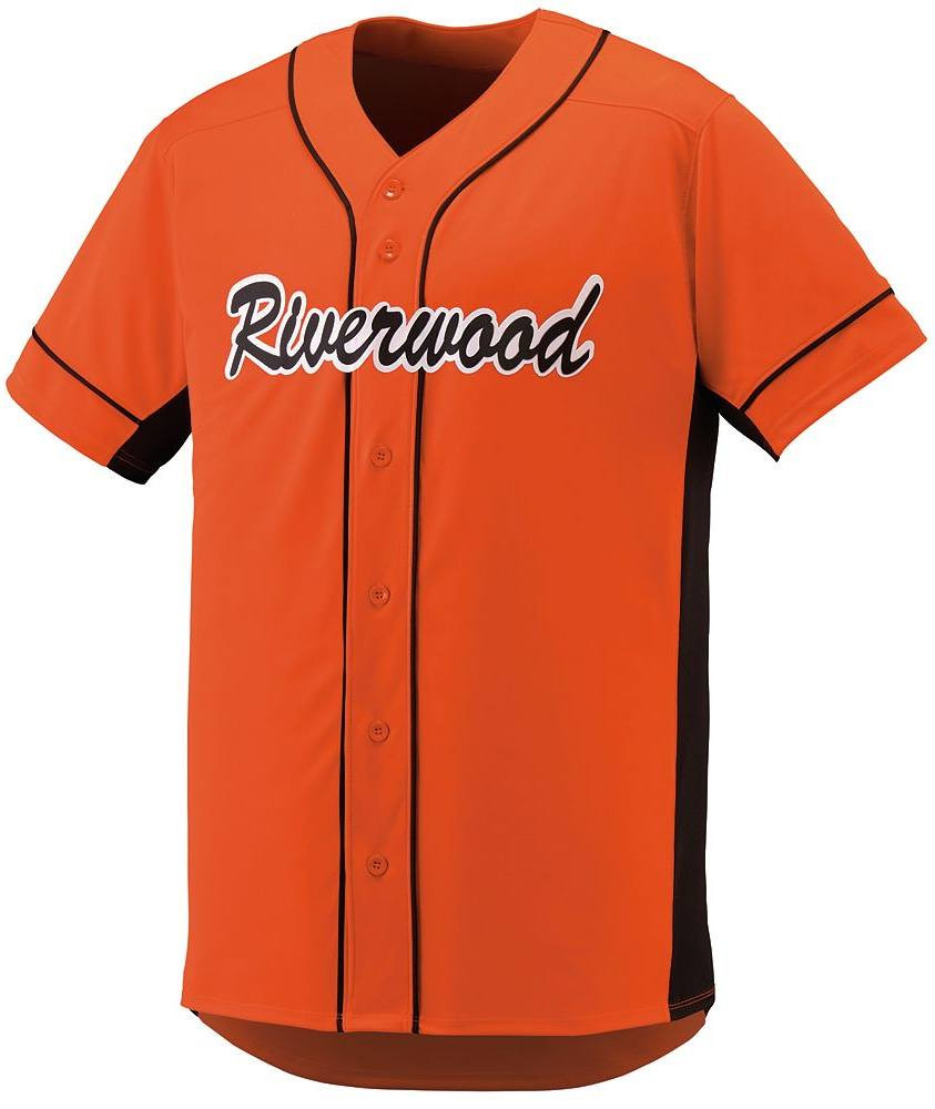 Augusta Slugger Adult/Youth Full Button Front Baseball Jersey - Sports ...