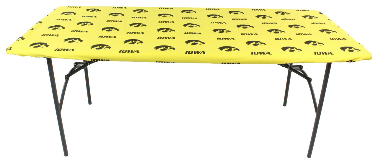 Iowa Hawkeyes 8' Table Cover - Sports Unlimited