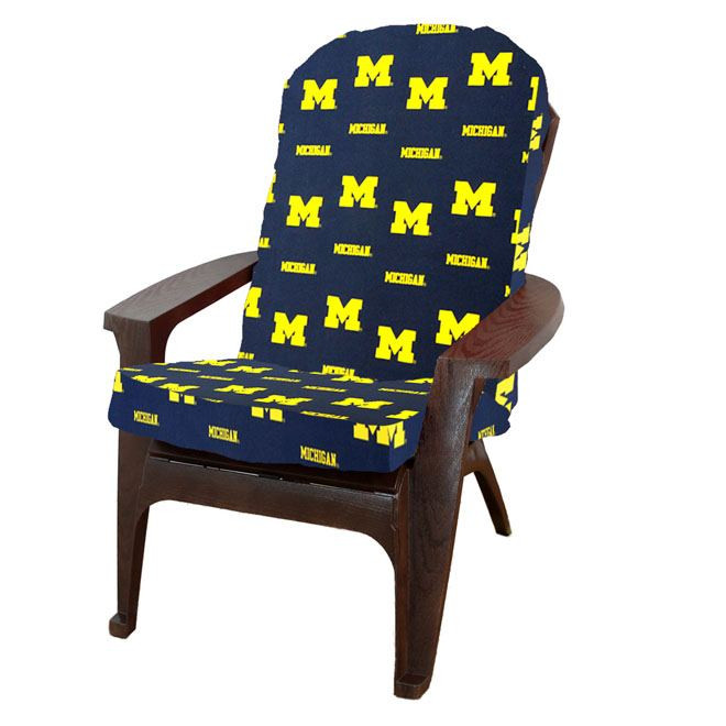 Michigan Wolverines Adirondack Chair Cushion - Sports Unlimited