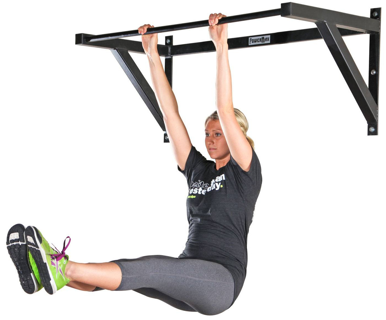 PowerMax Wall Mounted Pull Up Bar - Sports Unlimited