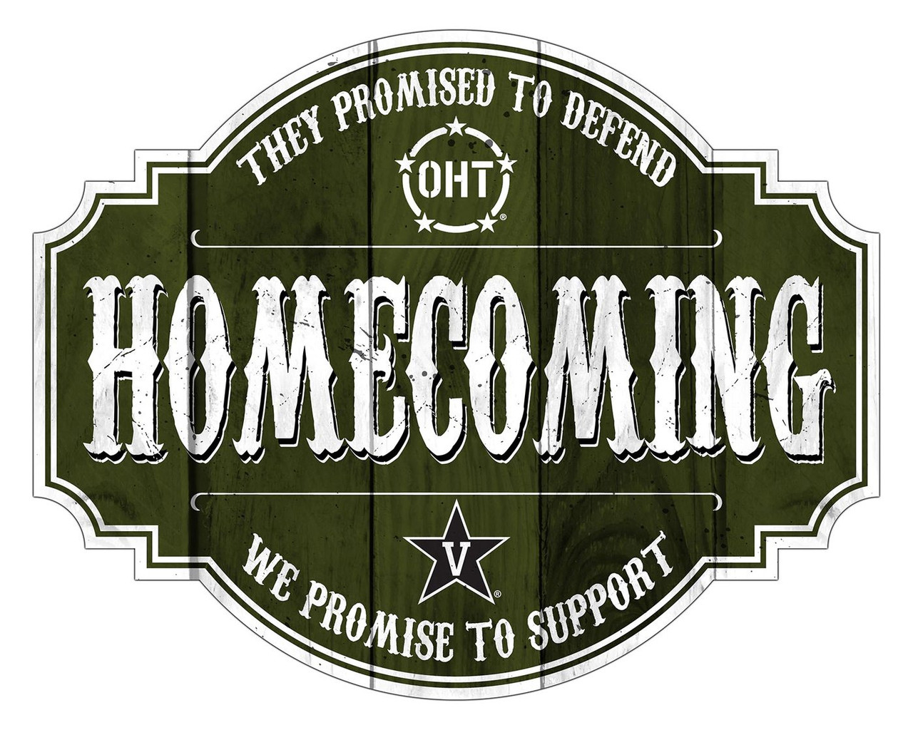 Vanderbilt Commodores OHT Homecoming 12" Tavern Sign - Sports Unlimited