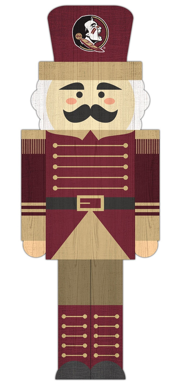 Florida State Seminoles 31" Nutcracker Leaner - Sports Unlimited
