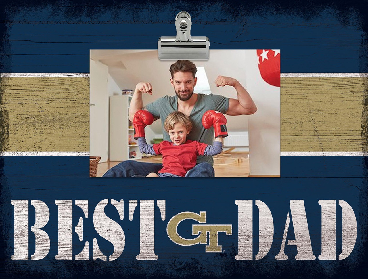 Georgia Tech Yellow Jackets Best Dad Wall Art - Sports Unlimited