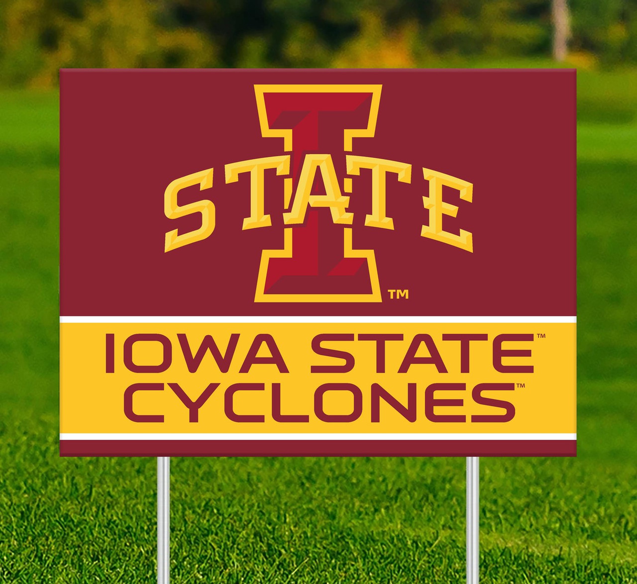 Iowa State Cyclones Team Name Yard Sign - Sports Unlimited